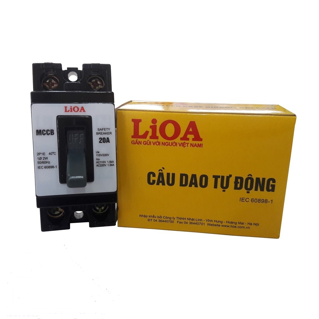 Aptomat / Cầu giao tự động 2 cực Lioa 20A / 30A | Shopee Việt Nam