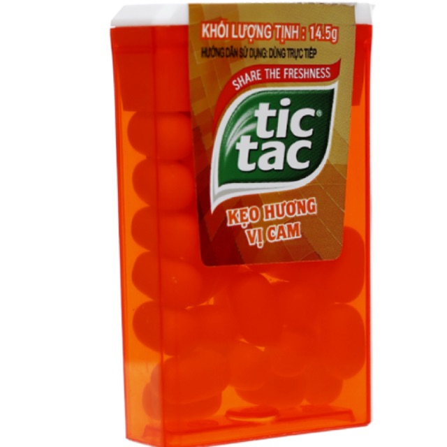 Kẹo hương vị cam Tic Tac hộp 14.5g | Shopee Việt Nam
