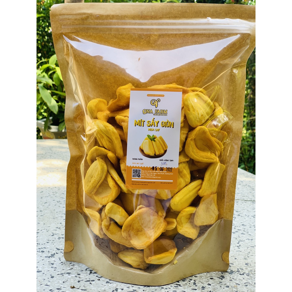 Mít sấy giòn QNA FARM thơm ngon giòn rụm 150g | Shopee Việt Nam