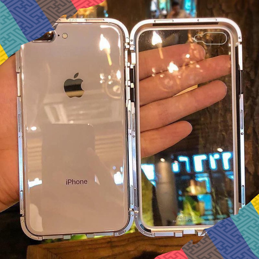Ốp nâm châm viền kim loại hãng likgus 360 chống sốc iPhone7/8plus iPX ...