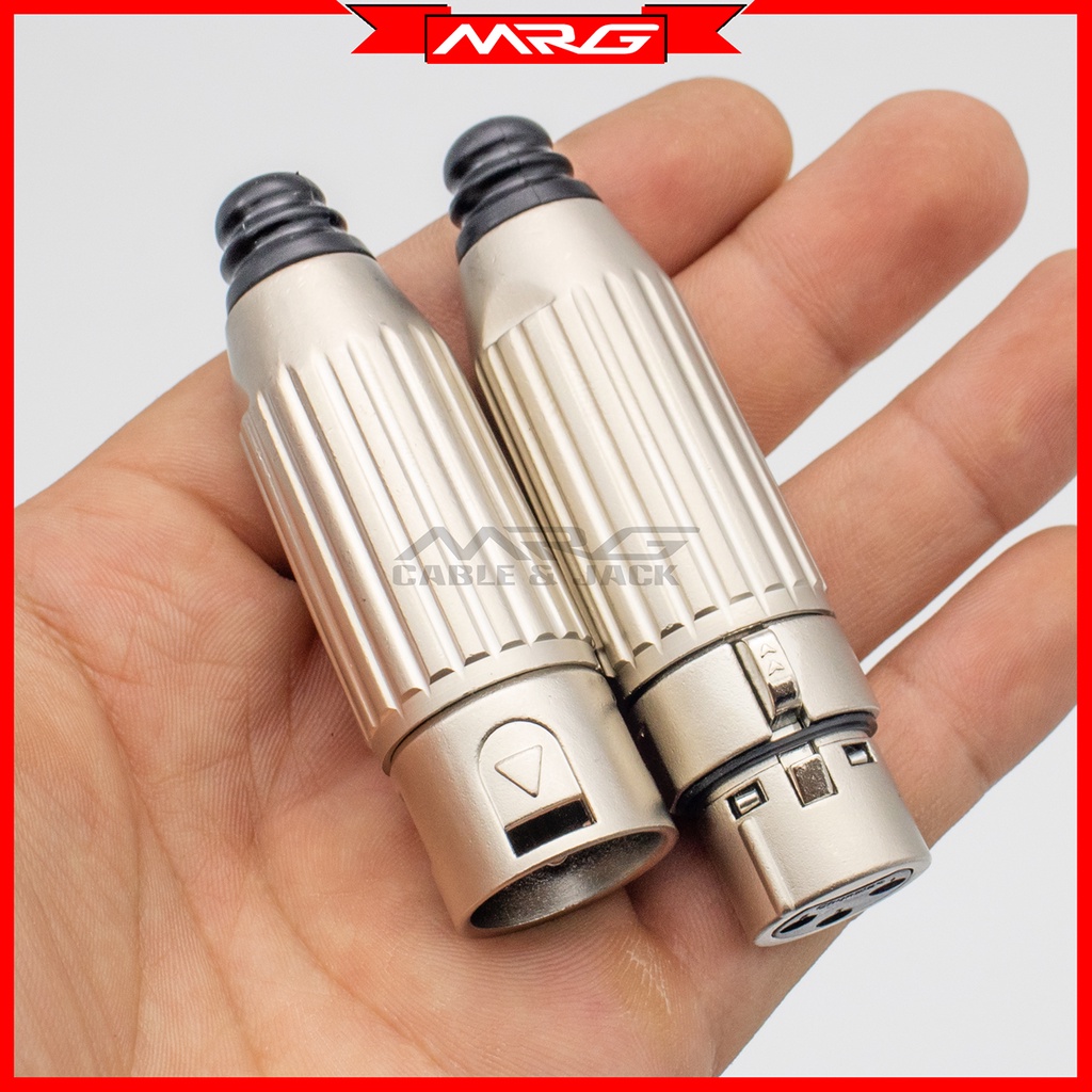 Jack Canon Đực Cái loại tốt hàn dây, giá 1 chiếc (XLR-Male, XLR-Female ...