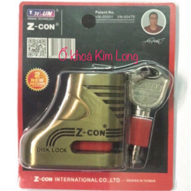 Ổ khoá đĩa xe máy Zcon chính hãng | Shopee Việt Nam