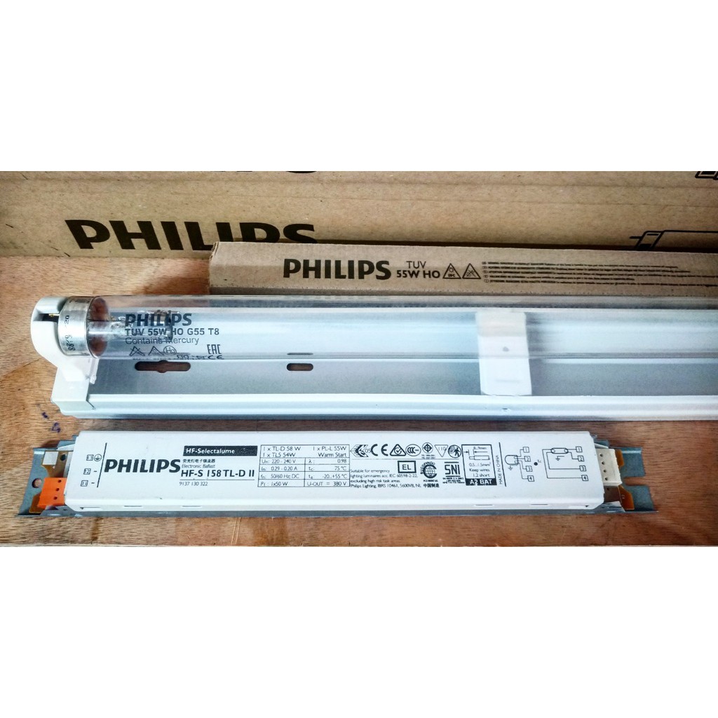 (SALE) Bộ đèn UV diệt khuẩn Philips 55W dài 90cm | Shopee Việt Nam