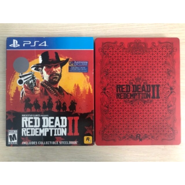 [Steelbook] Red Dead Redemption 2 - Phiên bản Game hộp thiếc Steelbook + Map (US) - PS4/XB1 ...