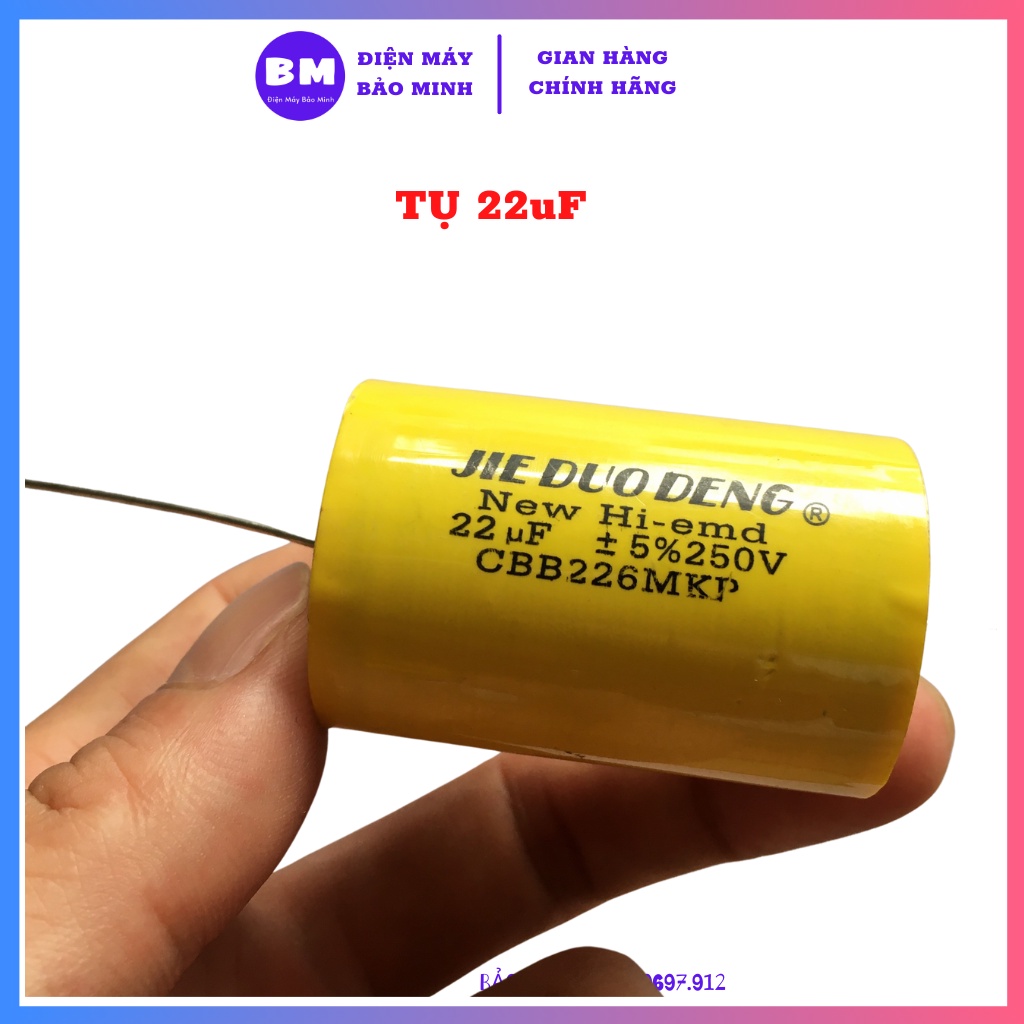 Tụ phân tần loa Trung 6.8uF, 8.2 uF, 10uF, 15uF, 22uF - TỤ LOA TRUNG - TỤ LOA MID - TỤ PHÂN TÂN ...