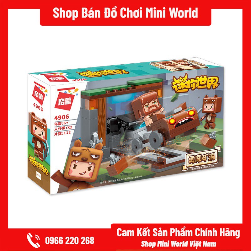Lego Mini World Khai Thác Mỏ [Mã Lego 4906, 112 Chi Tiết] | Shopee Việt Nam