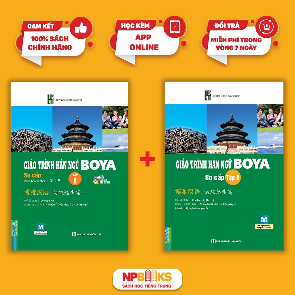Sách - Combo Giáo trình BOYA sơ cấp tập 1 + Giáo trình BOYA sơ cấp tập ...