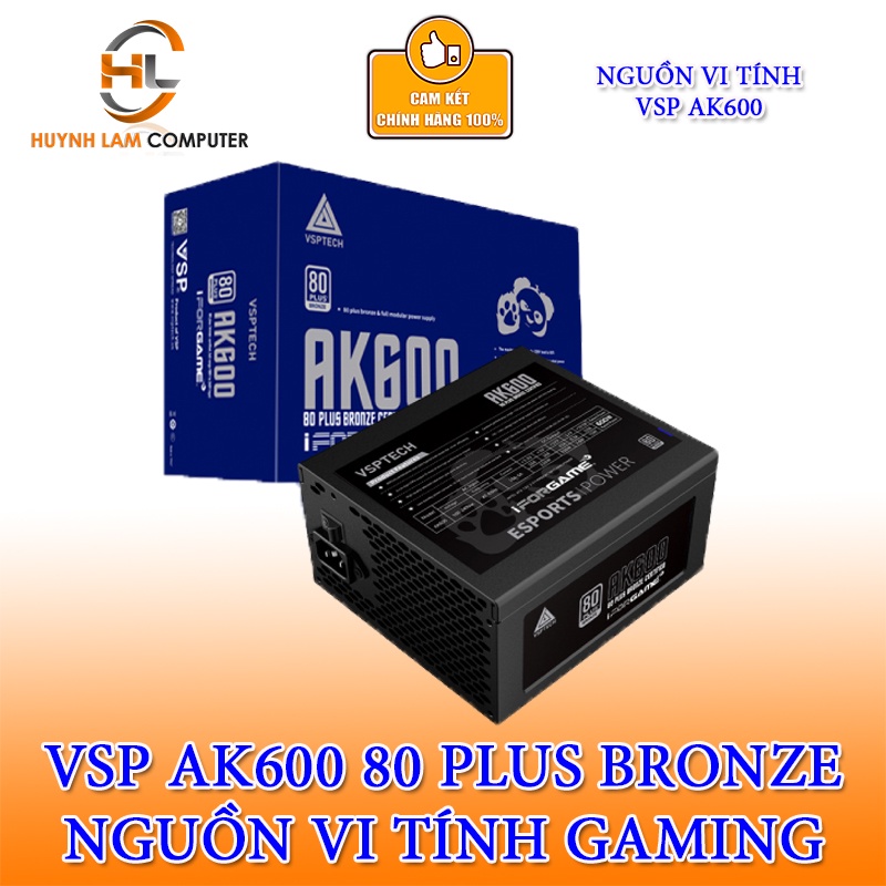 Nguồn máy tính VSP AK600 600W iForgame 80Plus Bronze - Chính hãng | Shopee Việt Nam
