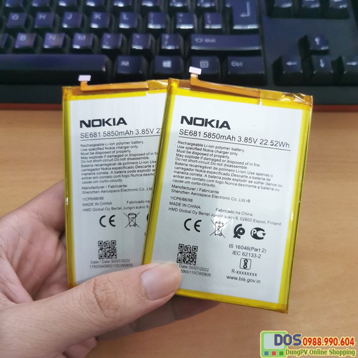Pin nokia c30 dung lượng 6000 mah, miễn phí công thay pin nokia c30 ...