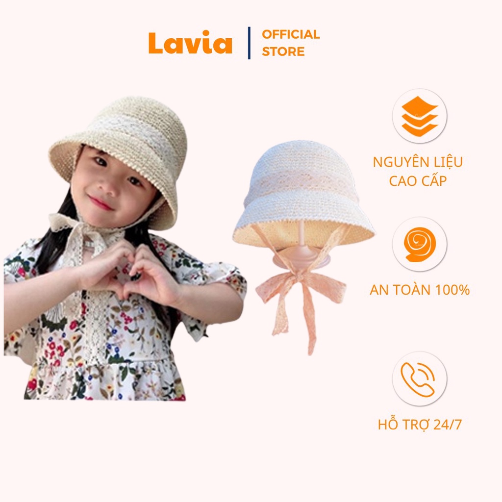 Mũ Cói handmade Lavia chống nắng đáng yêu cho bé gái, shop nhận làm ...