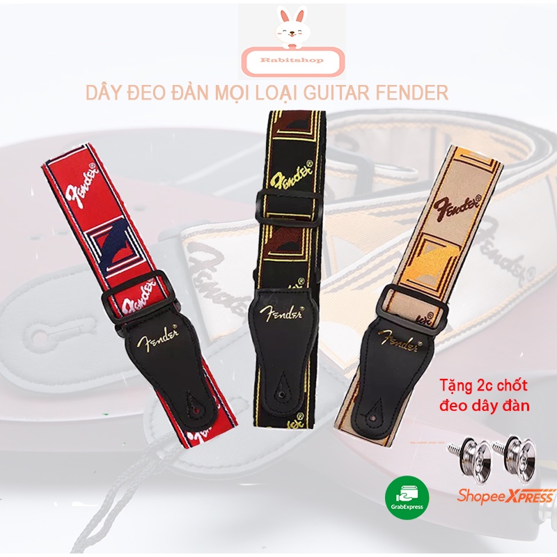 Dây đeo đàn guitar(TẶNG 2C CHỐT GẮN DÂY) | Shopee Việt Nam