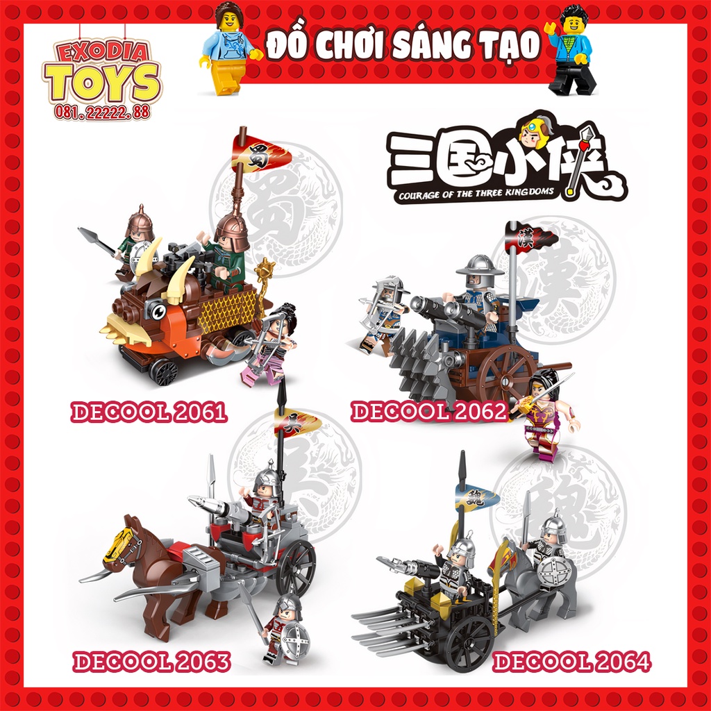 Xếp hình Three Kingdoms các xe chiến trong Tam Quốc Diễn Nghĩa - Đồ Chơi Lắp Ghép Sáng Tạo ...