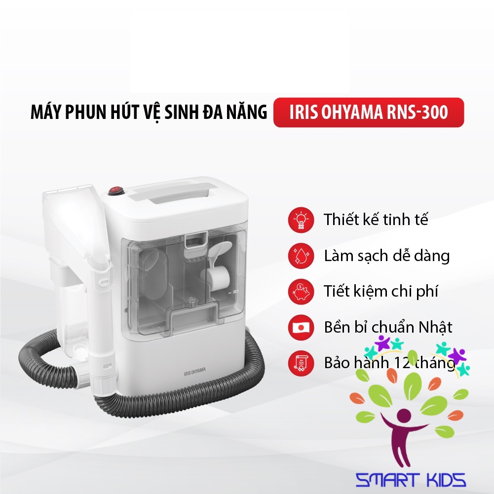 Máy phun hút giặt chăn đệm thảm sofa ghế ngồi ô tô Iris Ohyama RNS-300 | Shopee Việt Nam