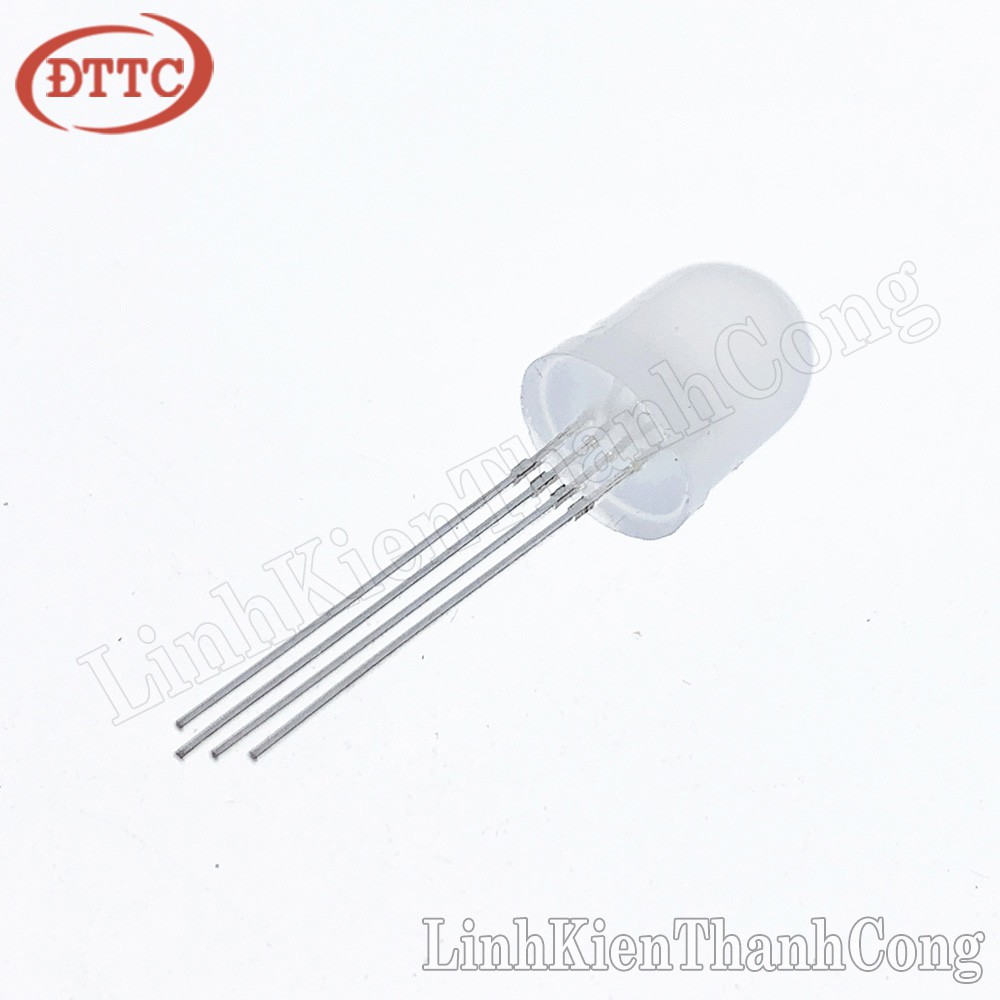 Bộ 10 Chiếc LED F10 10mm RGB Đục (Anot Chung) | Shopee Việt Nam