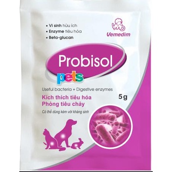 Men tiêu hóa cho chó mèo Probisol 5g | Shopee Việt Nam