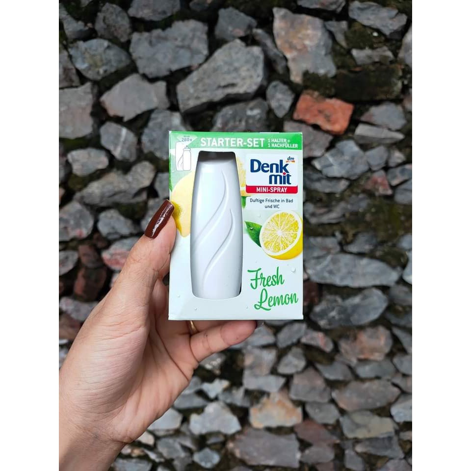 Bộ xịt thơm phòng Denkmit Mini-Spray hương chanh - Hàng đức | Shopee ...