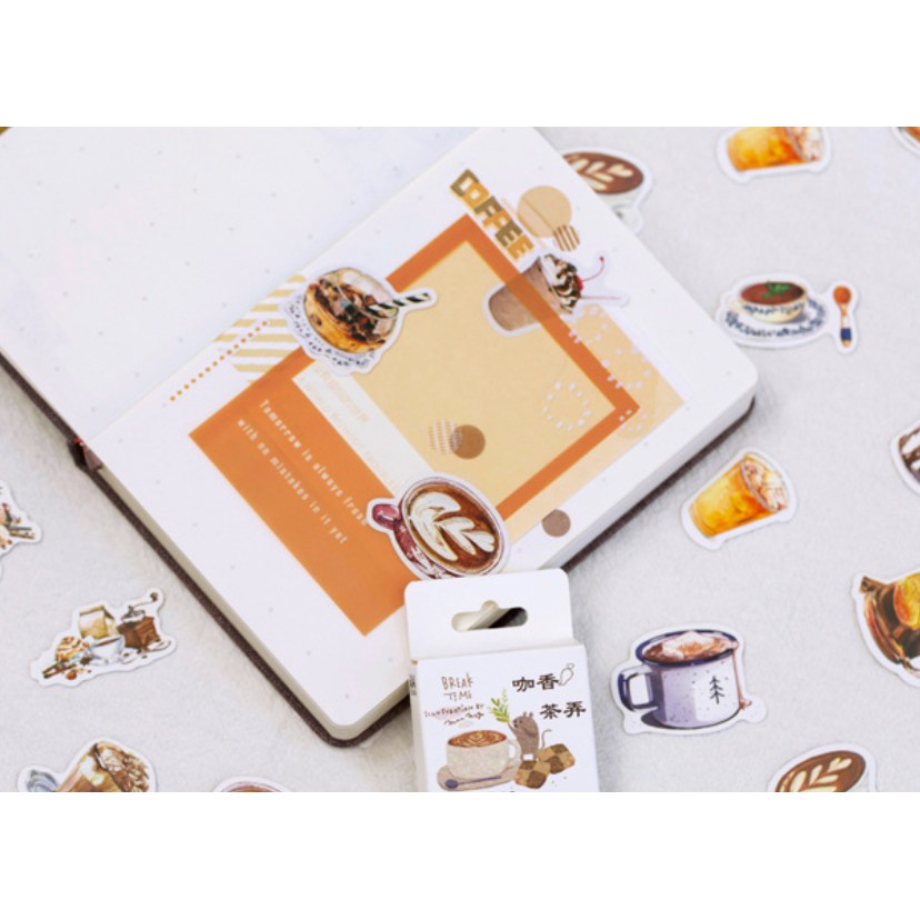 Sticker 1001 loại cà phê (50 stickers/hộp) | Shopee Việt Nam