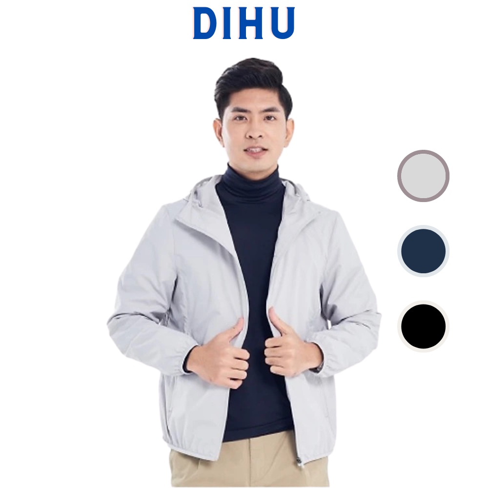 Áo khoác gió dù nam vân gạo cao cấp siêu chống nước chống bụi cản gió ...