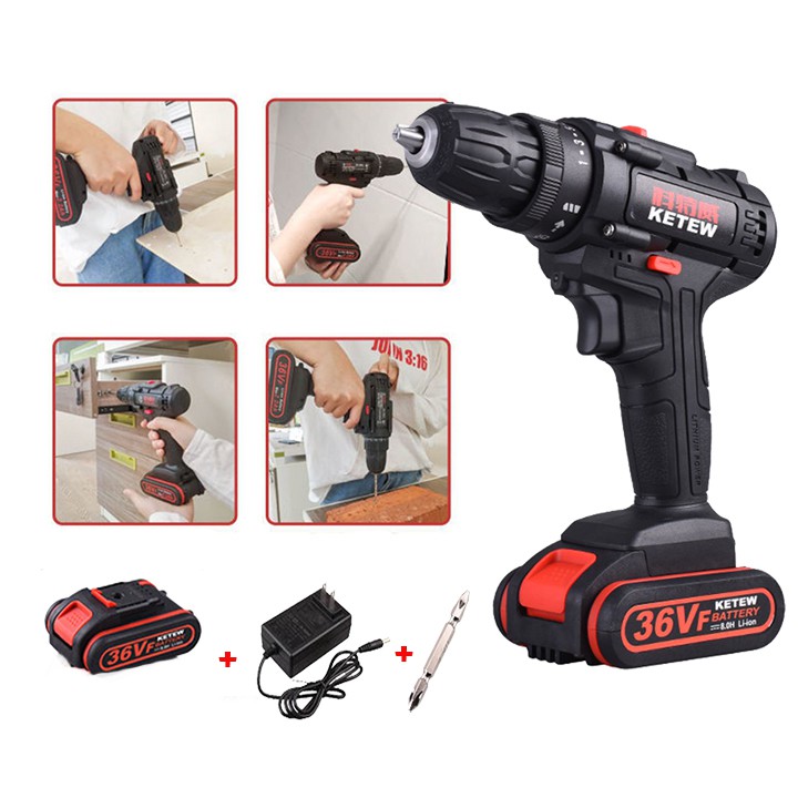 Máy Khoan Pin Mở Ốc Vít Dùng Pin 36V | Shopee Việt Nam