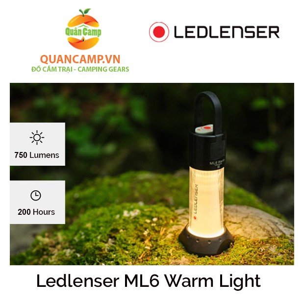 Đèn pin cắm trại Ledlenser Ml6 Warm Light | Shopee Việt Nam