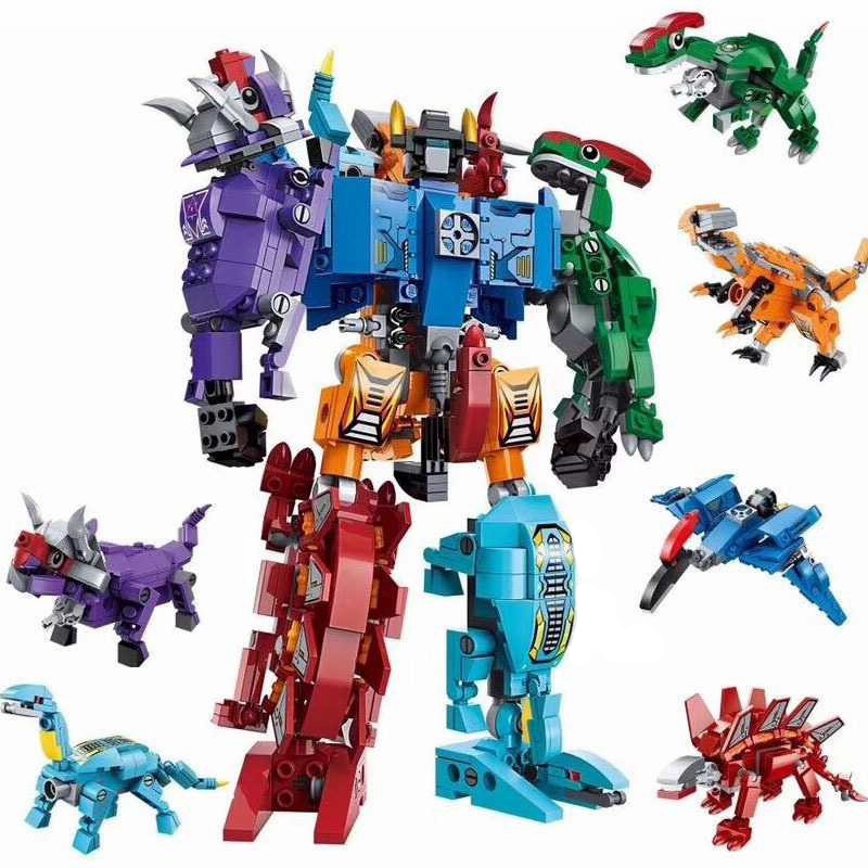 LEGO QMAN 1414 - Bộ Đồ Chơi Xếp Hình Siêu Robot Người Máy Khủng Long ...