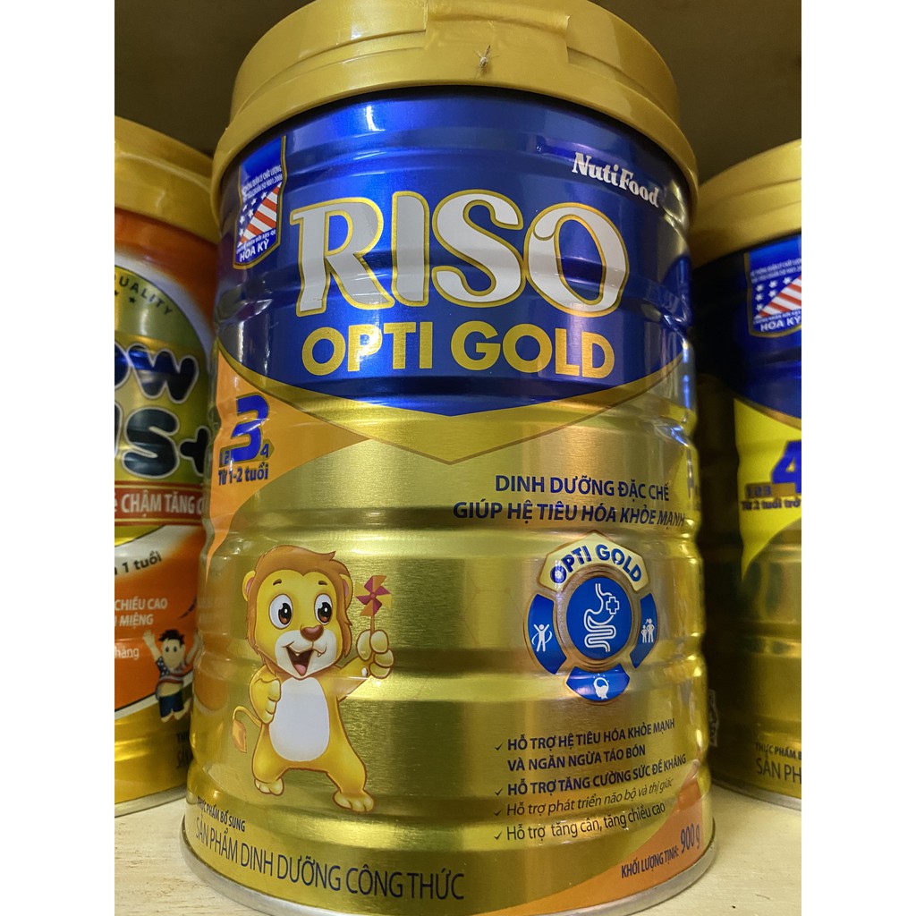 Sữa bột RISO OPTI GOLD 3 LON 900G | Shopee Việt Nam