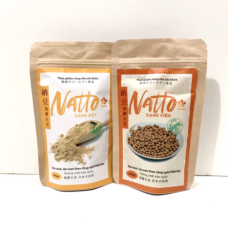 Đậu tương lên men Coden Natto (dạng viên và bột) | Shopee Việt Nam