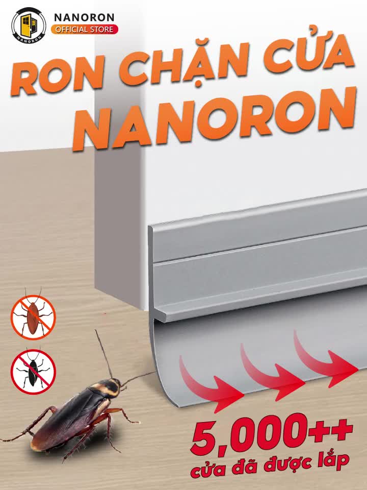 Ron PVC [Có 5 Màu] Chặn Khe Cửa Đa Năng Dài 100cm, Thanh Dán Cửa, Miếng ...