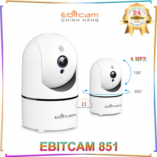 Camera Ip Wifi Xoay 350 Độ Ebitcam 851-4MP - Hàng Chính Hãng | Shopee Việt Nam