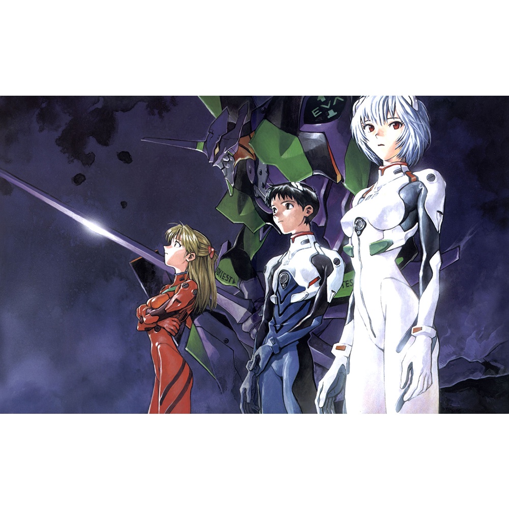 Poster A2, A3, A4 dán tường Anime, decal trang trí có keo NEON GENESIS ...