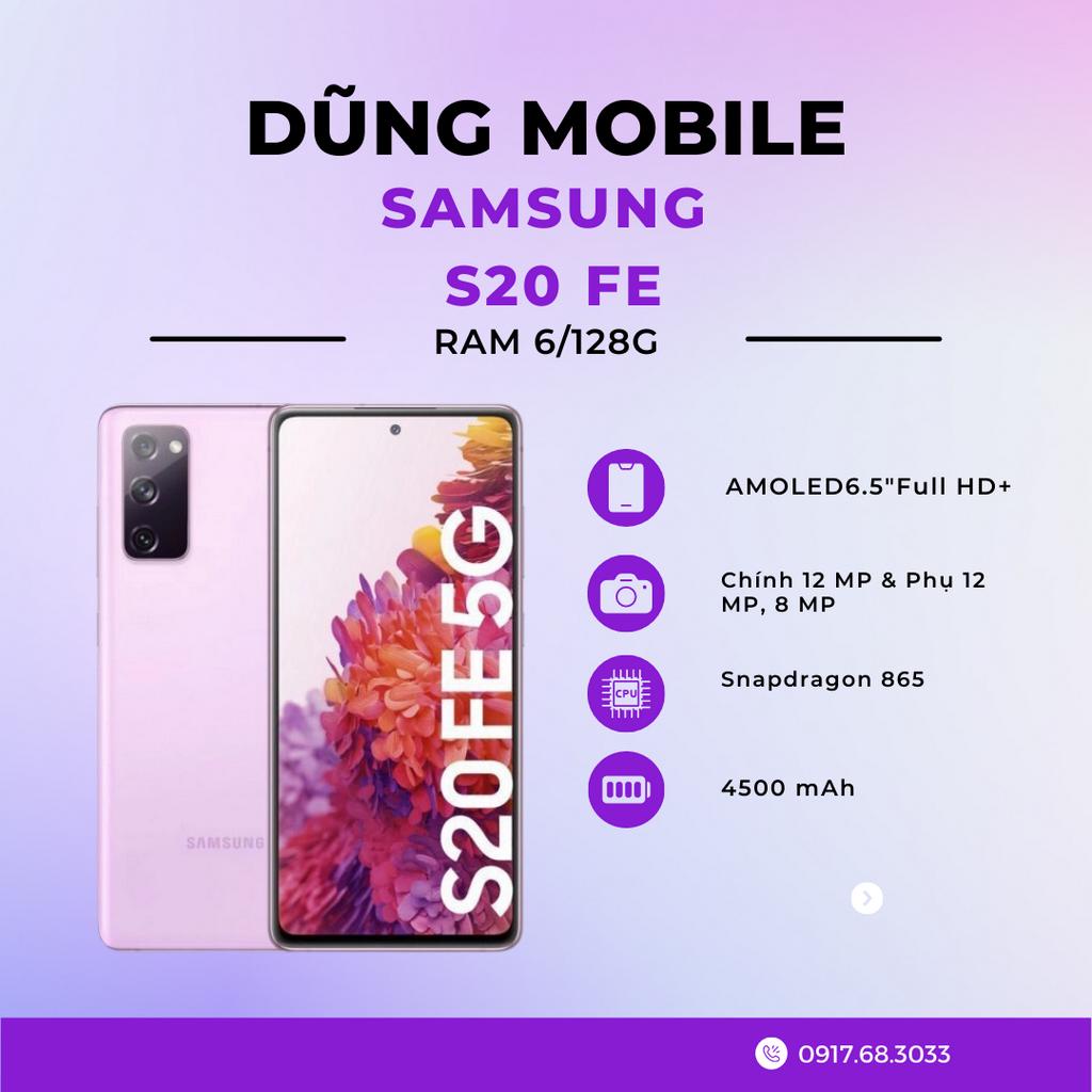 điện thoại samsung galaxy s20 fe máy đẹp nguyên zin bản mỹ 1 sim ram 6/128g | Shopee Việt Nam