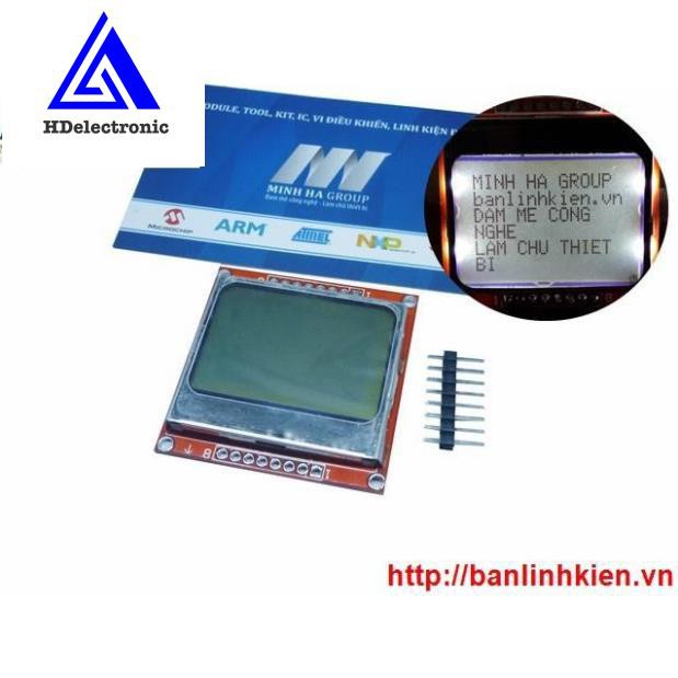 [Mô đun] Module LCD5110 Nền Trắng Chữ Đen zin | Shopee Việt Nam