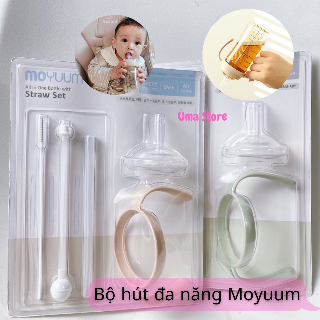 (CHÍNH HÃNG) Bộ chuyển đổi sang bình nước Moyuum 170ml& 270ml Hàn Quốc (không gồm bình) | Shopee ...