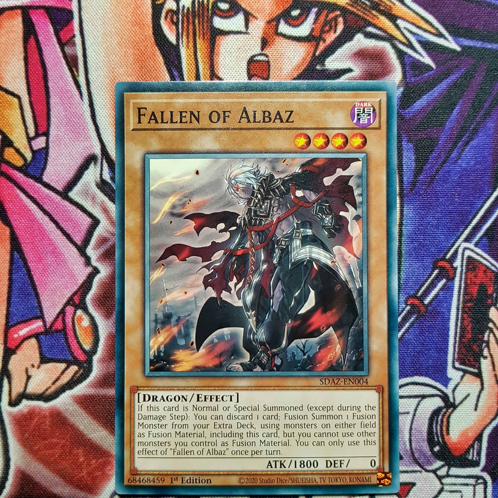 Thẻ bài Yugioh chính hãng | Fallen of Albaz | SDAZ Common. | Shopee ...