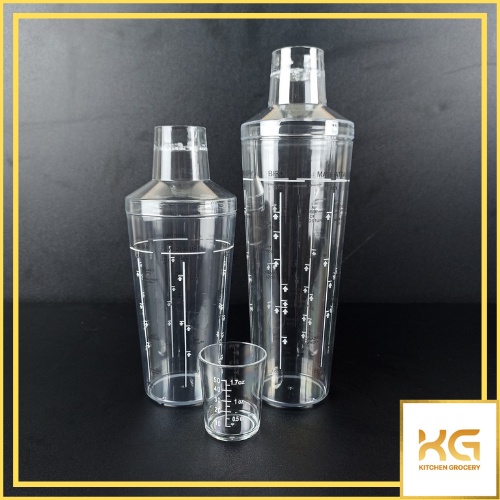Bình lắc nhựa pha chế Shaker nhựa có vạch chia định lượng 530ml 700ml | Shopee Việt Nam