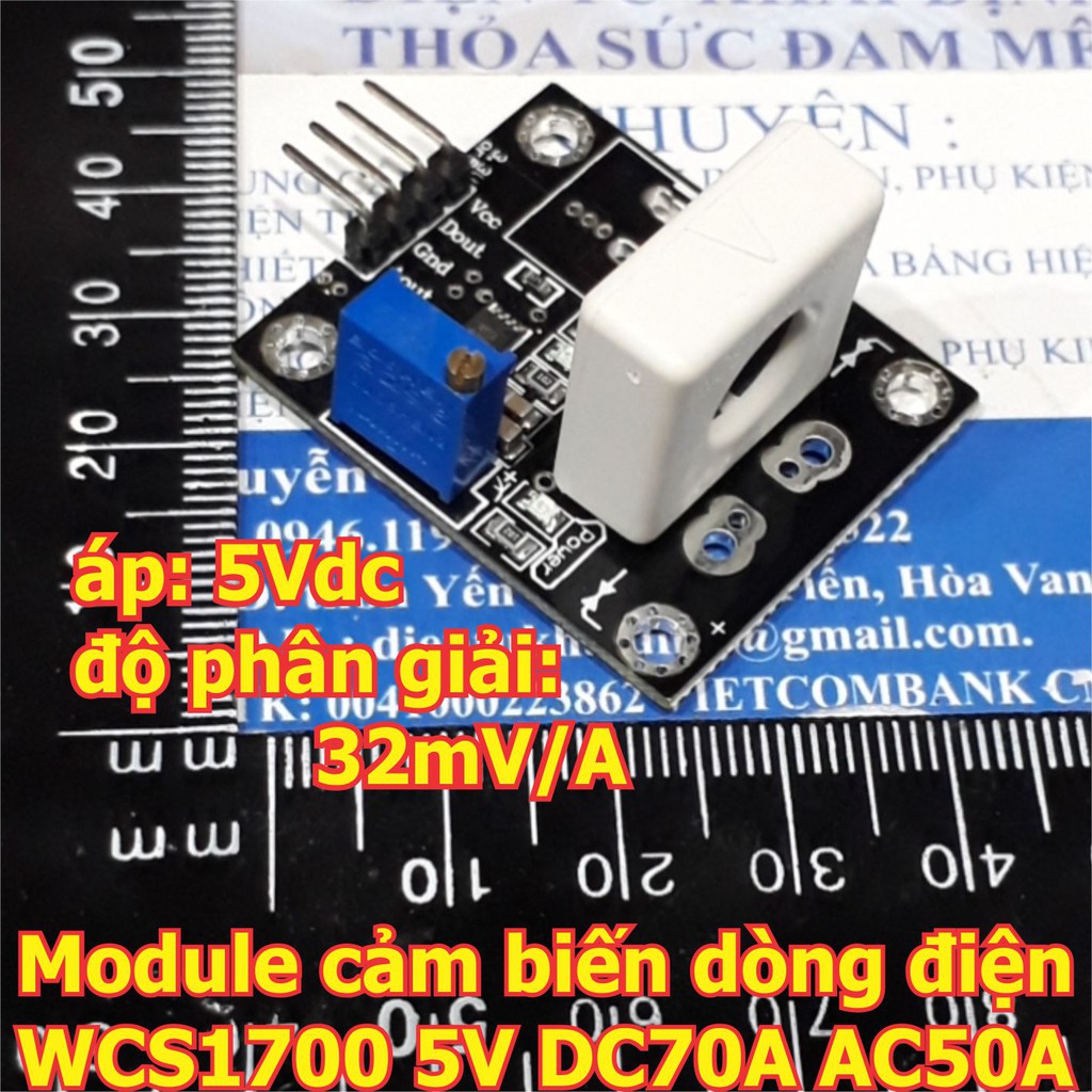 Module cảm biến dòng điện WCS1700 5V DC70A AC50A kde6363 | Shopee Việt Nam