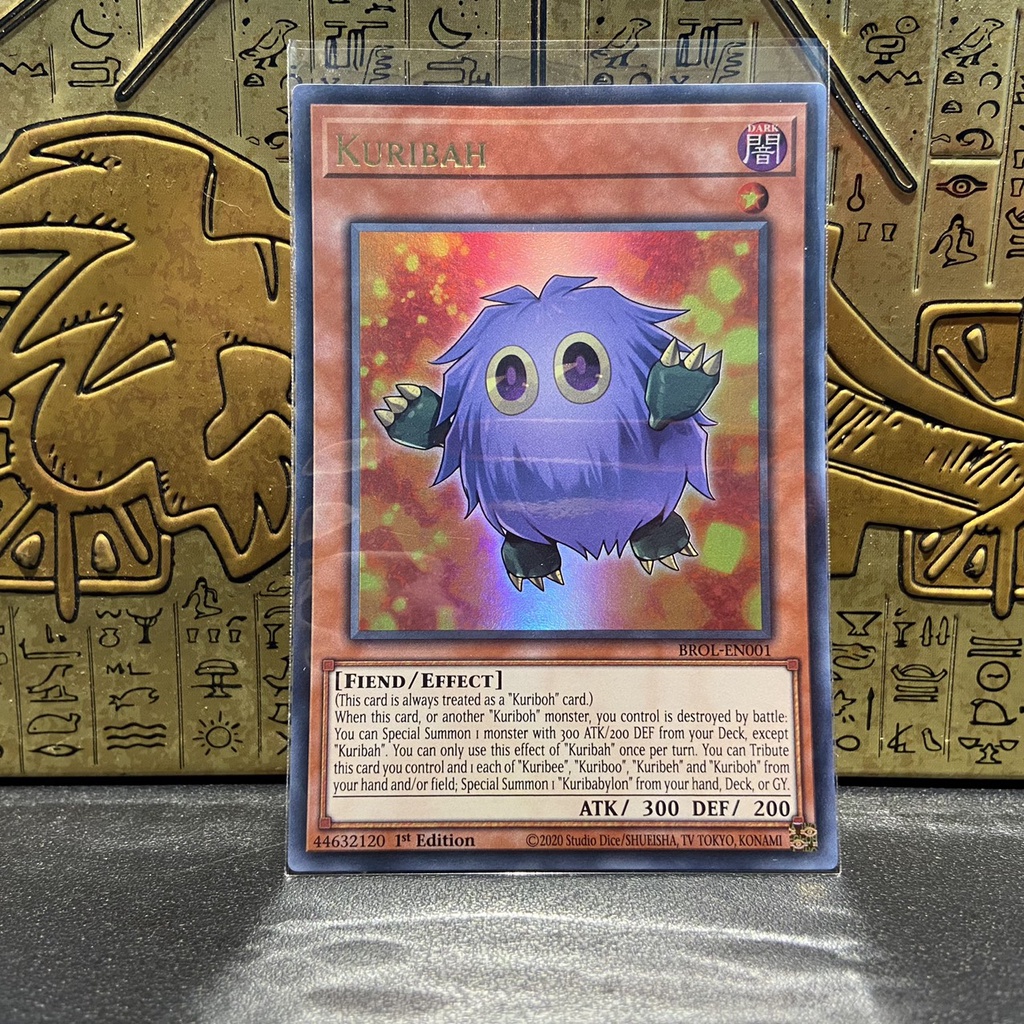 [ Bài Yugioh Chính Hãng ] Kuribah - BROL-EN001 - Ultra Rare 1st Edition | Shopee Việt Nam