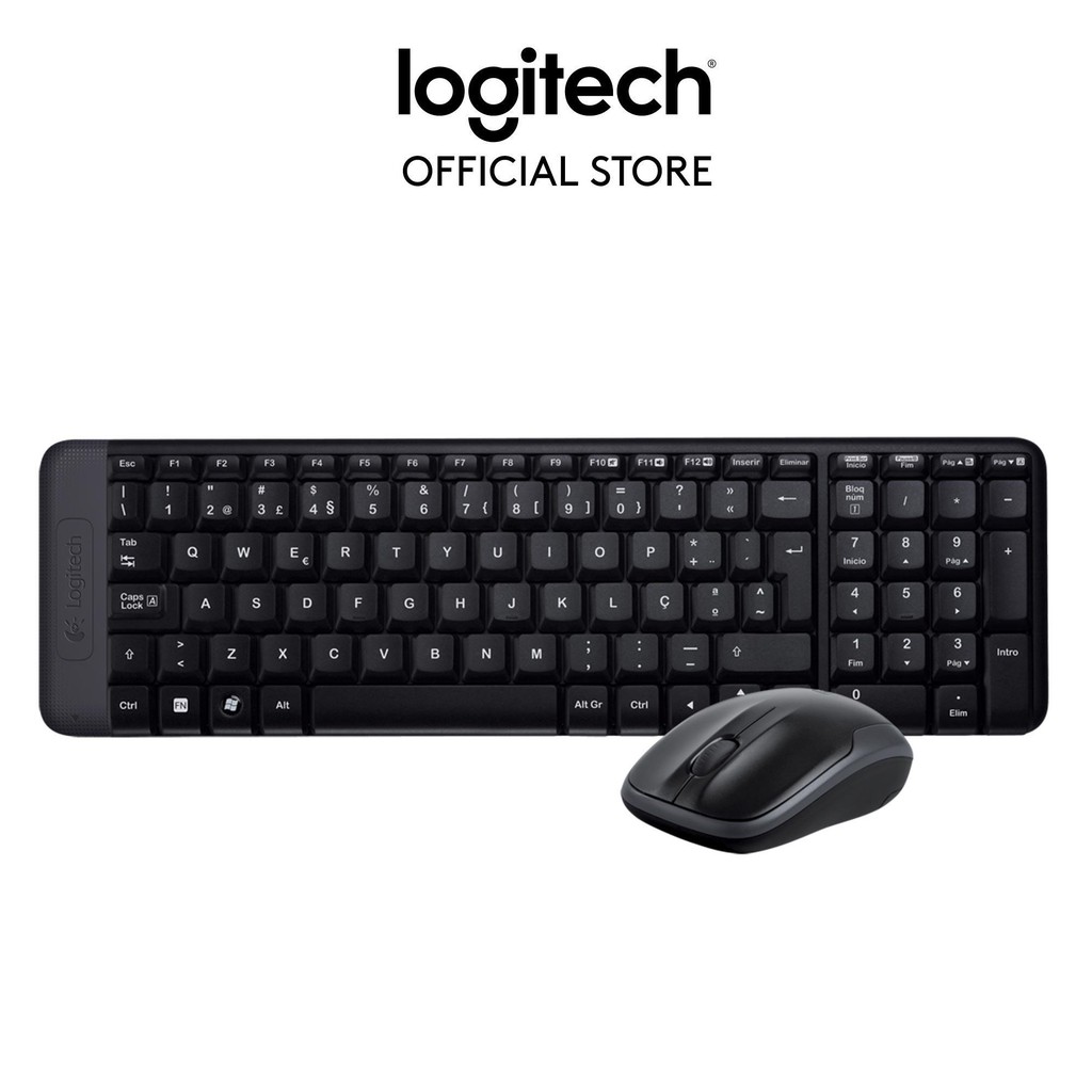 Bộ bàn phím và chuột không dây Logitech MK220 chính hãng | Shopee Việt Nam