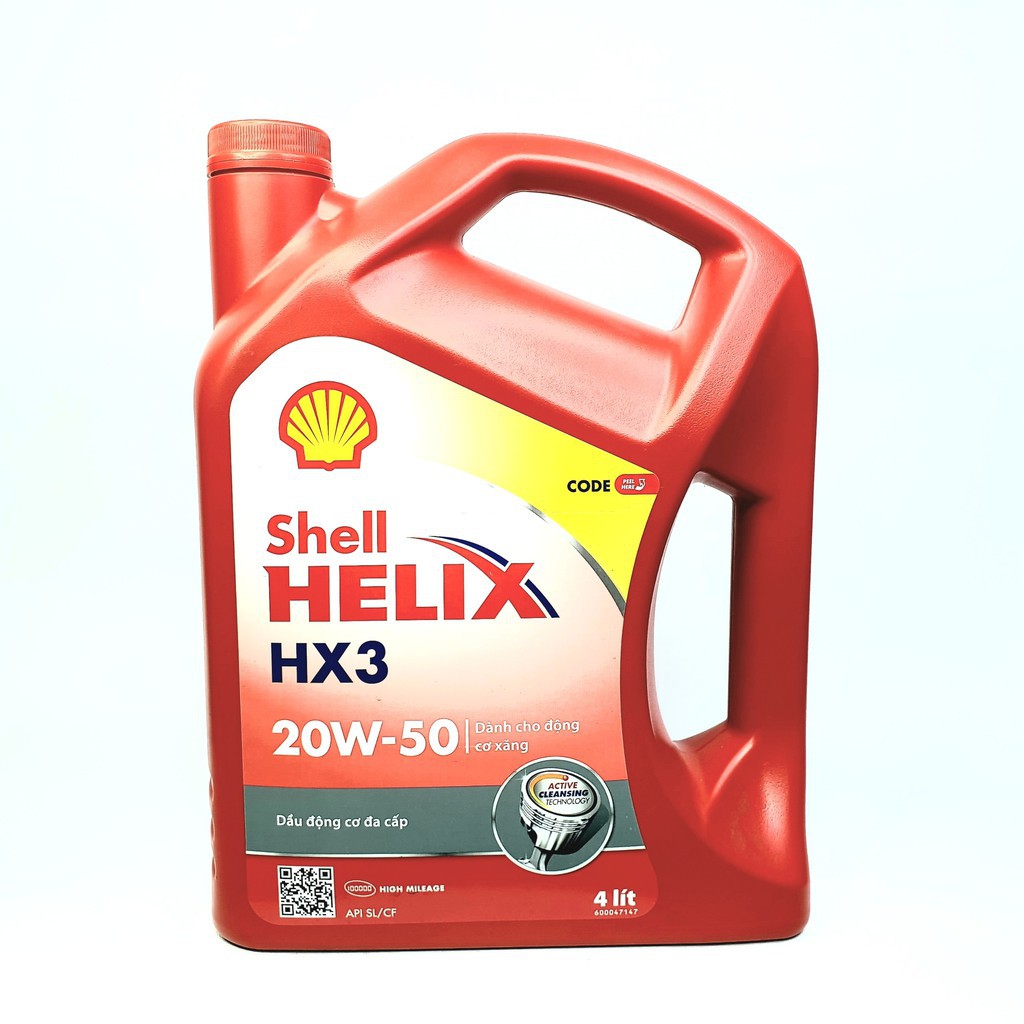 Dầu ô tô cho động cơ xăng và diesel HELIX HX3 20W50 4L | Shopee Việt Nam