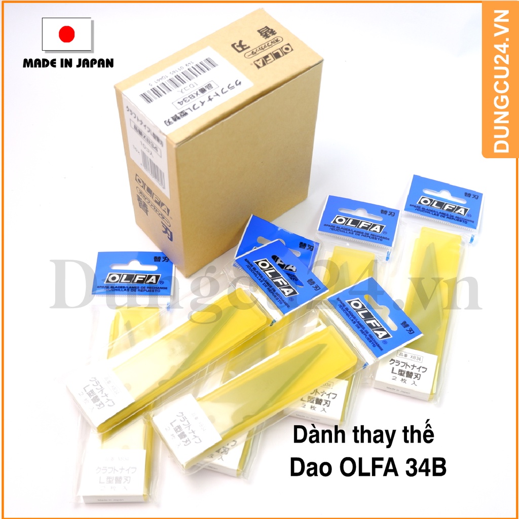 Lưỡi dao rọc giấy, chiết ghép cành OLFA XB34 dùng thay dao OLFA 34B [made in japan] | Shopee ...