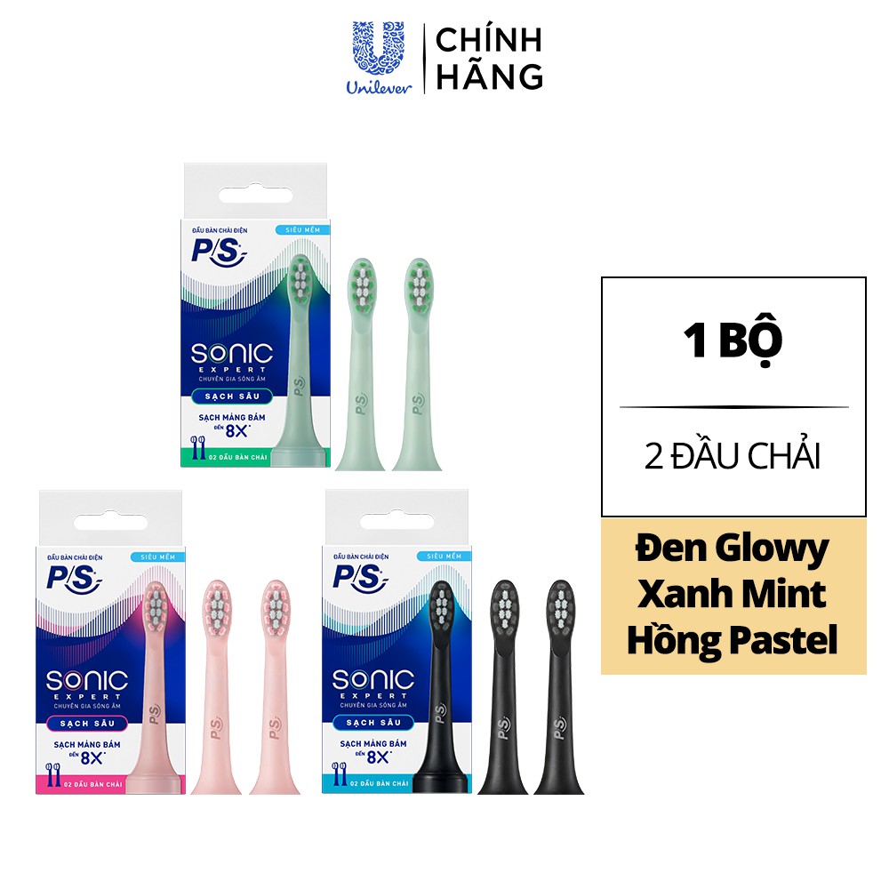 Hộp đầu bàn chải điện P/S Sonic Expert Chuyên Gia Sóng Âm- 2 đầu/hộp ...
