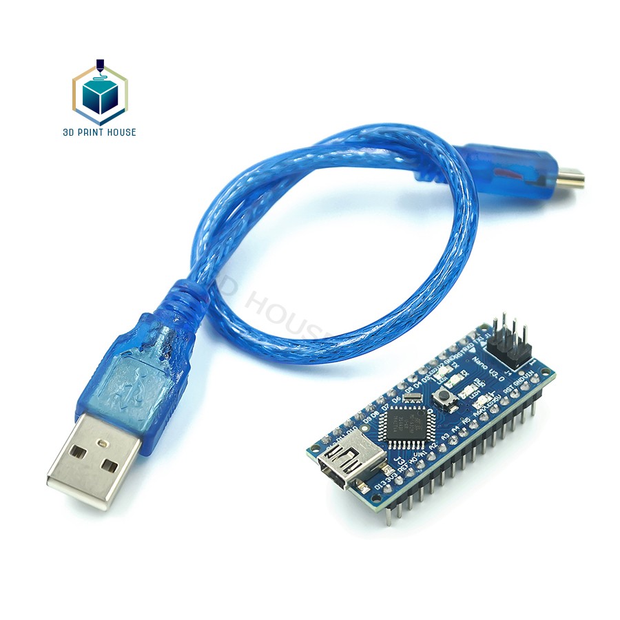 Mạch Arduino Nano V3.0 CH340 Atmega328P Kèm Cáp | Shopee Việt Nam