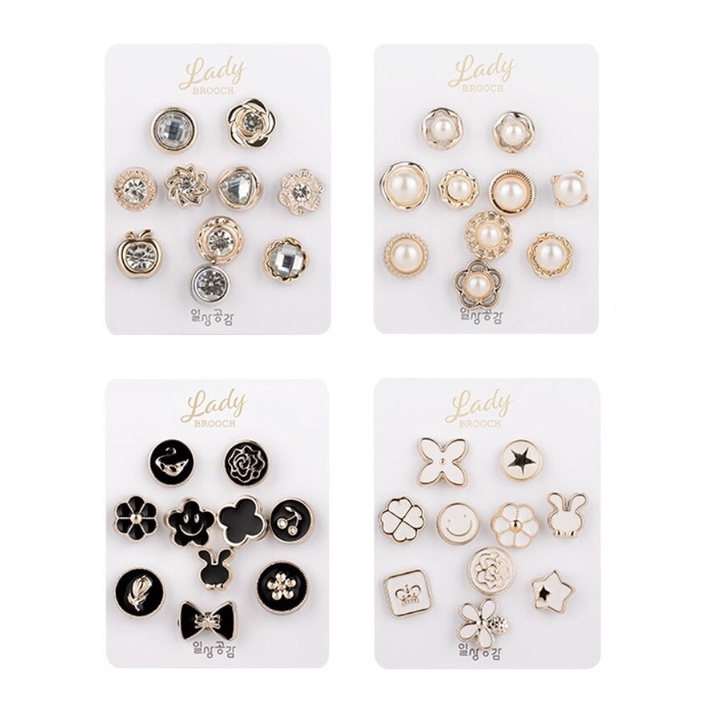 Khuy cài áo - Khuy áo (set 10 cái) | Shopee Việt Nam