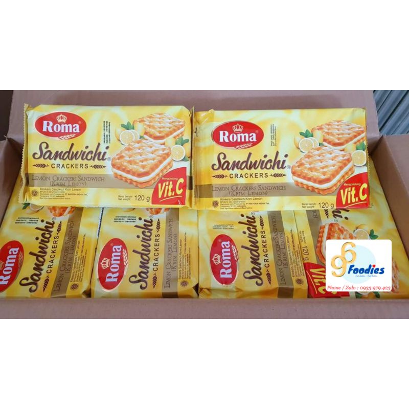 Bánh Roma kẹp kem chanh 120g | Shopee Việt Nam