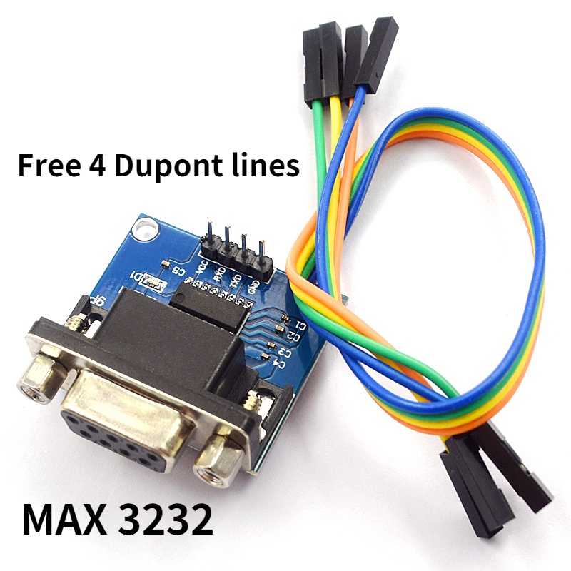 Mô Đun Chuyển Đổi Max3232 RS232 Sang TTL DB9 Kèm 4 Dây Cáp | Shopee ...