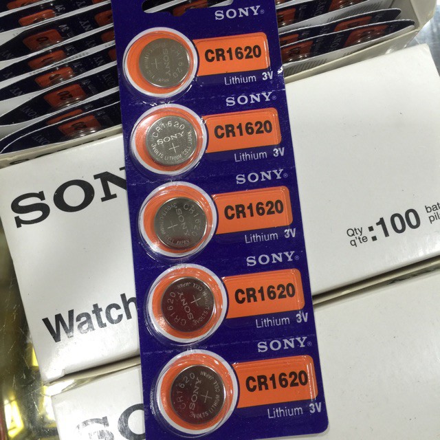 Viên pin 1620 Sony chuyên thay điều khiển điều hoà, điều khiển cửa cuốn ...