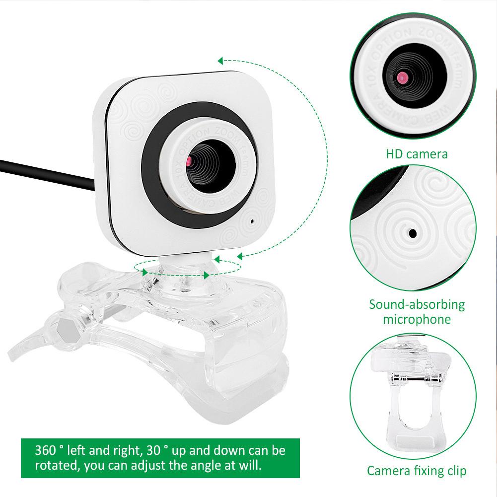 Camera máy tính USB HD - Góc Xoay 360 độ - Wedcam Phụ Kiên Điện Tử ...