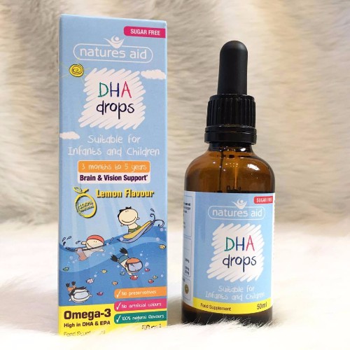 Vitamin Natures Aid DHA drop (50ml) (từ 3 tháng) | Shopee Việt Nam