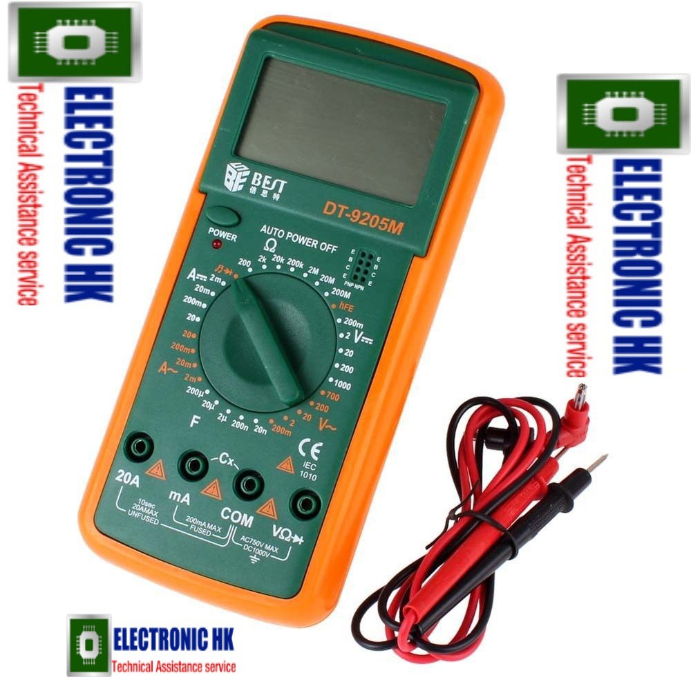 Đồng hồ điện tử đa năng Best DT9205M- Đồng hộ điện tử | Shopee Việt Nam