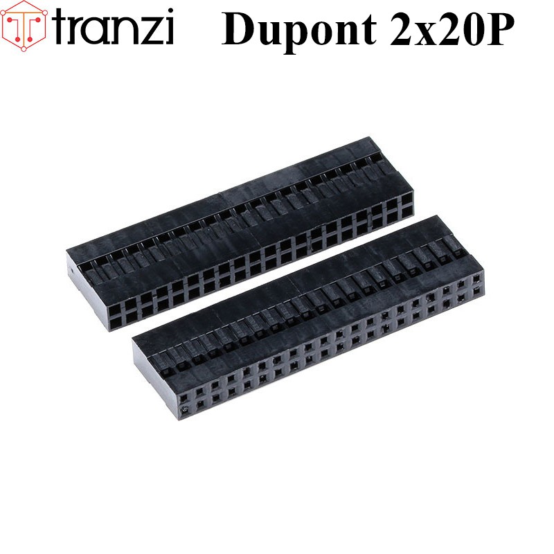 Vỏ header 2.54mm dupont 2x2P 2x3P 2x4P 2x5P 2x6P 2x7P 2x8P 2x9P 2x10P 2x13P 2x15P 2x16P 2x20P ...